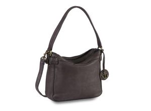 4046478047297 - Anchor Love Luisa Schultertasche Leder 25 cm dark ash