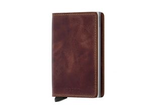 8718215283829 - Slimwallet Vintage Kreditkartenetui Geldbörse RFID Leder 65 cm vintage brown