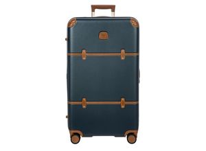 8016623919270 - BRICS Bellagio Trolley Trunk 80 cm-blue tan