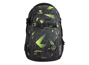 4047443477552 - coocazoo Schulrucksack Porter Patch Steckfach 30 L schwarz