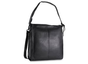 4048542275186 - 5Season Francis Schultertasche Leder 32 cm schwarz