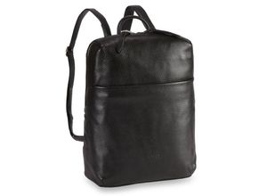 4056278168122 - PICARD Rucksack Leder Laptopfach uni für Damen schwarz