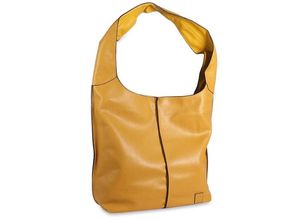 4251817603236 - FredsBruder Ginsberg Schultertasche Leder 45 cm sunny yellow