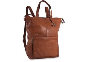 4046478051454 - Cool Casual Orion Rucksack Leder 38 cm Laptopfach charming cognac