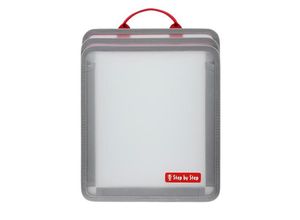 4047443427472 - Heftbox faltbar transparent weiß Modell 2