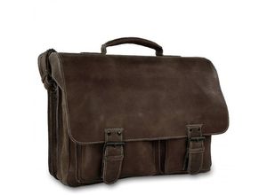 4250394922754 - Hunter Big Finn Aktentasche Leder 40 cm Laptopfach vintage brown