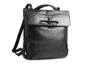 4250394961296 - Grandmas Luxury Club Mrs Apple Strudel Rucksack Leder 36 cm Laptopfach black smoke