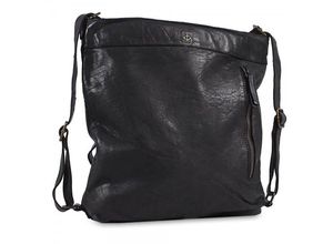 4046478046436 - Anchor Love Nora Schultertasche Leder 28 cm dark ash