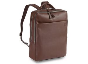 4056278143846 - Relaxed Rucksack RFID Leder 40 cm Laptopfach whisky