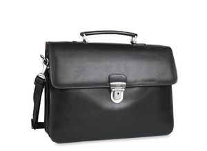 4000794418131 - Toscana Aktentasche Leder 37 cm schwarz