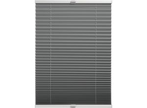 4003018377207 - Plissee SCHÖNER WOHNEN-KOLLEKTION Thermo Plissee Ella grau B80cm H130cm Obermaterial 100% Polyester Plissees verschraubt energiesparend Thermo Rückseite