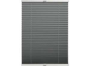 4003018377214 - Plissee SCHÖNER WOHNEN-KOLLEKTION Thermo Plissee Ella grau B90cm H130cm Obermaterial 100% Polyester Plissees verschraubt energiesparend Thermo Rückseite