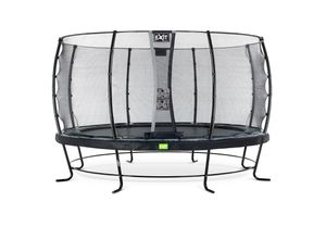 8719743250819 - Exit Toys - exit Elegant Trampolin ø427cm mit Economy Sicherheitsnetz - schwarz - Schwarz