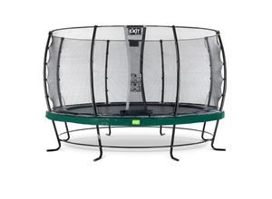 8719743250888 - Exit Toys - exit Elegant Trampolin ø427cm mit Economy Sicherheitsnetz - grün - Grun