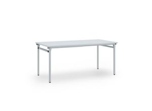 4251915404490 - CEHA Klapptisch mit 4-Fuß Gestell 160 x 80 cm Dekor grau Gestell in RAL7035 (lichtgrau)