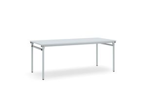 4251915404476 - CEHA Klapptisch mit 4-Fuß Gestell 180 x 80 cm Dekor grau Gestell in RAL7035 (lichtgrau)