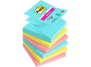 0076308871680 - Post-it® Haftnotizen Super Sticky Z-Notes Cosmic R330-6SS-COS 76 x 76 mm farbig 6 Blöcke á 90 Blatt