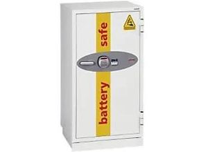 5032548011335 - Battery Commander BS1931E Aufbewahrungstresor für Batterien B 690 × T 650 × H 1160 mm feuergeschützt Temperaturanzeige Mehrfachverriegelung 2 Schwerlastfachböden elektronisches Tastenschloss