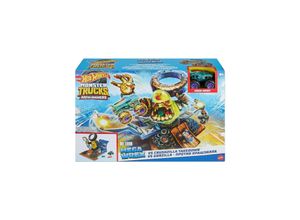 0194735164325 - HPN71 - Hot Wheels - Monster Trucks - Arena Smashers - Mega Wrex vs Gorzilla Spielset mit einem Fahrzeug