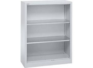 4051273637741 - Select Regalschrank MS 3 OH B 950 x T 400 x H 1215 mm Stahlblech Weißaluminium