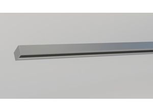 4042627420294 - Schienensystem INDEKO Objektschiene silber (silberfarben) L360cm Aluminium Kunststoff Gardinenstangen Innenlauf Gardinenschiene Komplett-Set inkl Gleitern&Montagematerial