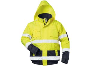 4025888207149 - Safestyle - hasso Warnschutzpilotjacke Gelb Marine ® en iso 20471 3 en 343 GrXL