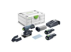 4014549415573 - Rtsc 400 30 I-Plus Akku Rutscher 18 v 80 x 130 mm Brushless ( 577686 ) + 2x Akku 30 Ah + Ladegerät + Systainer - Festool