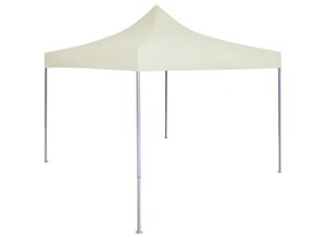 8719883800325 - Bonnevie - Profi-Partyzelt Gartenzelt Faltbar 2×2 m Stahl Creme vidaXL