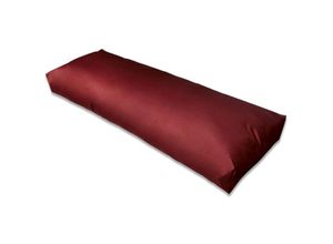 8718475908982 - Gepolstertes Rückenkissen Weinrot 120 x 40 x 10 cm vidaXL - Rot