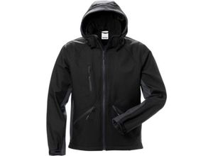 7322302665811 - Fristads - Acode 124149-996-S Acode WindWear Softshell-Jacke 1414 shi Schwarz Grau Softshel