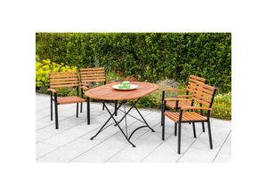 4033662986456 - Schlossgarten Set 5tlg Klapptisch oval