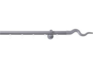 4015161081078 - Innenlaufschiene Sepa Gr 3 grau (anthrazit) Gardinenstangen L 160cm Ø 20mm 1 läufig Aluminium Metall L160cm