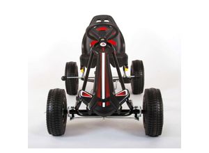 4066708728697 - TPFSports Go Kart Rennwagen - Jungen - eine Handbremse - Schwarz