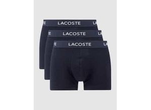 3665926818374 - LACOSTE Boxershorts 3er-Pack Logo-Bund für Herren blau M