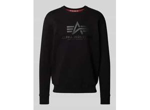 4059146729999 - Sweatshirt mit Label-Print Modell CARBON