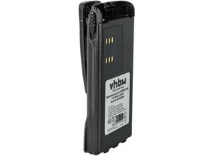 4251358592082 - Vhbw - Akku kompatibel mit Motorola HT1250LS HT1250LS+ HT1250-LS HT1250-LS+ Funkgerät Walkie Talkie (1500mAh 72V NiMH) + Gürtelclip