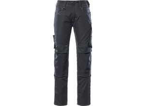 5711074034123 - Arbeitshose mannheim 12679-442 leichte Bundhose mit Cordura Knietaschen Farbe Schwarz Dunkelanthrazit - 0918 Größe 50 - Mascot