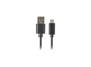 5901969416503 - CA-USBO-20CU-0010-BK Kabel usb 1 m usb 20 usb a usb c Schwarz - White - Lanberg