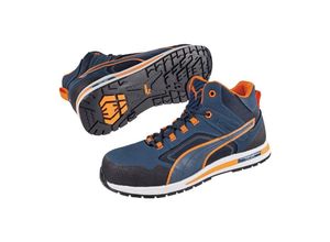 4051428062831 - Sicherheitsstiefel Crosstwist mid Größe 41 blau orange S3 hro src din en iso 20345 Leder - Puma