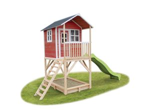 8717703021349 - Exit Toys Spielhaus Loft 700 Rot (FSC 100%) rot