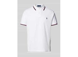 3616530889373 - Custom Slim Fit Poloshirt mit Logo-Stitching