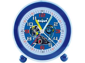 4026687133035 - Quarzwecker SCOUT NightLight 280001039 blau Wecker Kinder Lernuhr ideal auch als Geschenk