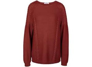 4065691679733 - Rundhals-Pullover rot 38