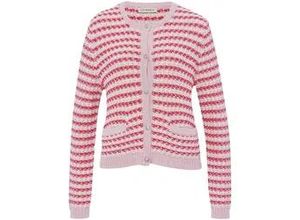 4065691403628 - Strickjacke Rundhals-Ausschnitt pink 36