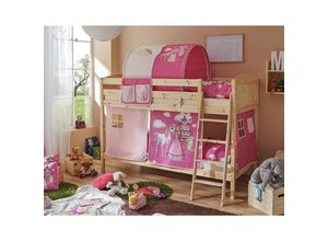 4251105957744 - TiCAA Etagenbett Erni Country Kiefer Natur