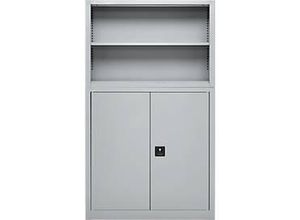 4051273789624 - Select Aufsatzregal MS 2 OH B 1200 x T 400 x H 800 mm Stahlblech Weißaluminium