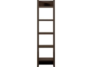 8714713200122 - Regal WOOOD Tilburg braun (dunkelbraun) B50cm H195cm T40cm Holzwerkstoff Regale Bücherregal Standregal offen belastbar bis 15 kg H 195 cm x B 50 cm