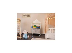 4058166265586 - Kinderregal aus Metall magnetisch todo Farbe Weiß Größe s Kinderregal Regal Magnetregal Bücherregal - Home Deluxe