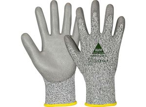 4018949508491 - Hase Safety Gloves - 10 Paar Hase Schnittschutzhandschuh Medio Cut5 Polyurethan-beschichtet Gr 9