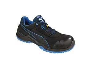 4051428057400 - Sicherheitsschuh Argon Blue Low Größe 47 schwarz blau Schuhweite 11 S3 esd src en iso 20345 geöltes Nubukleder